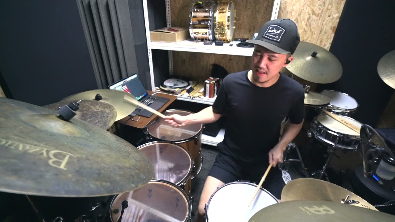 Teo Jia Rong Drum Cam - Bad Boy (張惠妹 aMei) - YouTube