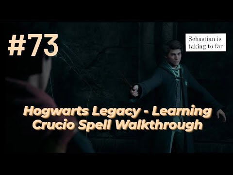 Hogwarts Legacy - Learning Crucio Spell Walkthrough Part 73 - YouTube