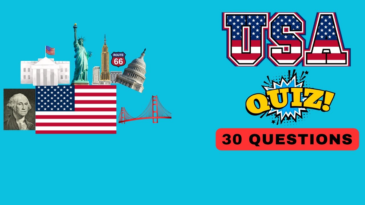 USA QUIZ || CAN YOU ANSWER THESE 30 USA QUIZ QUESTIONS? #usa # ...