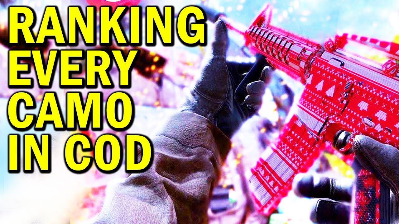 Ranking Every CAMO in COD History (Worst to Best) Part 2 - YouTube