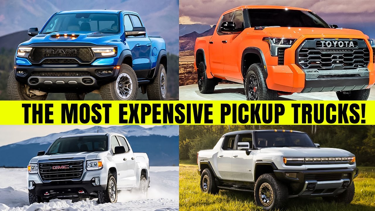 The Most Expensive Pickup Trucks! - YouTube