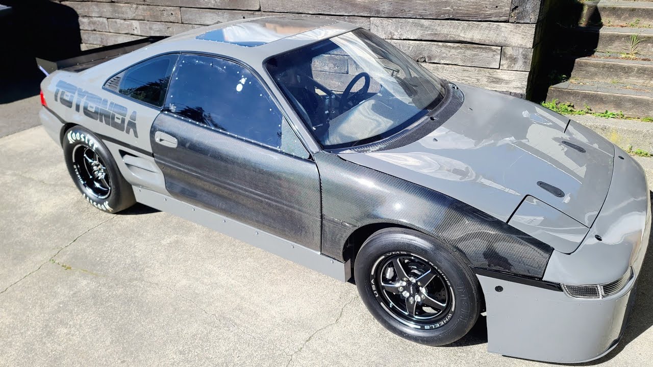 First Start in K24 All Motor ITB Toyonda Mr2 Drag Car - YouTube