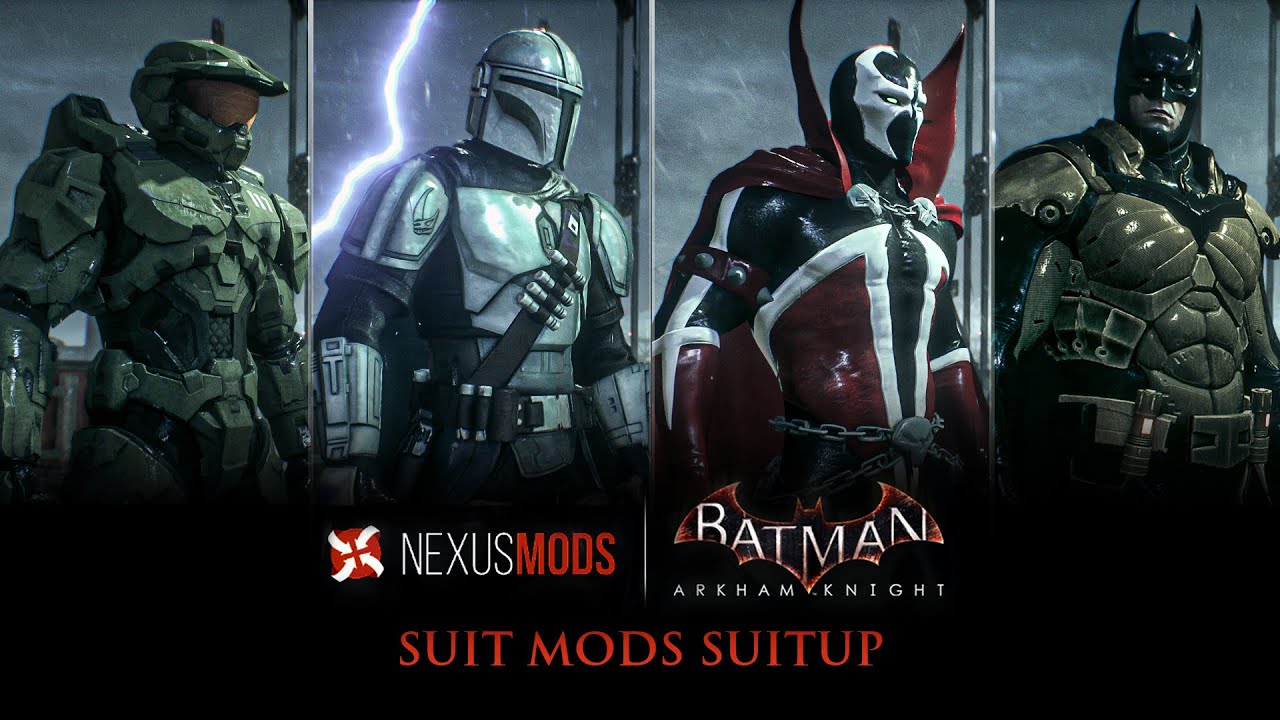 Batman Suit mods Suit up Scenes | Batman: Arkham Knight - YouTube