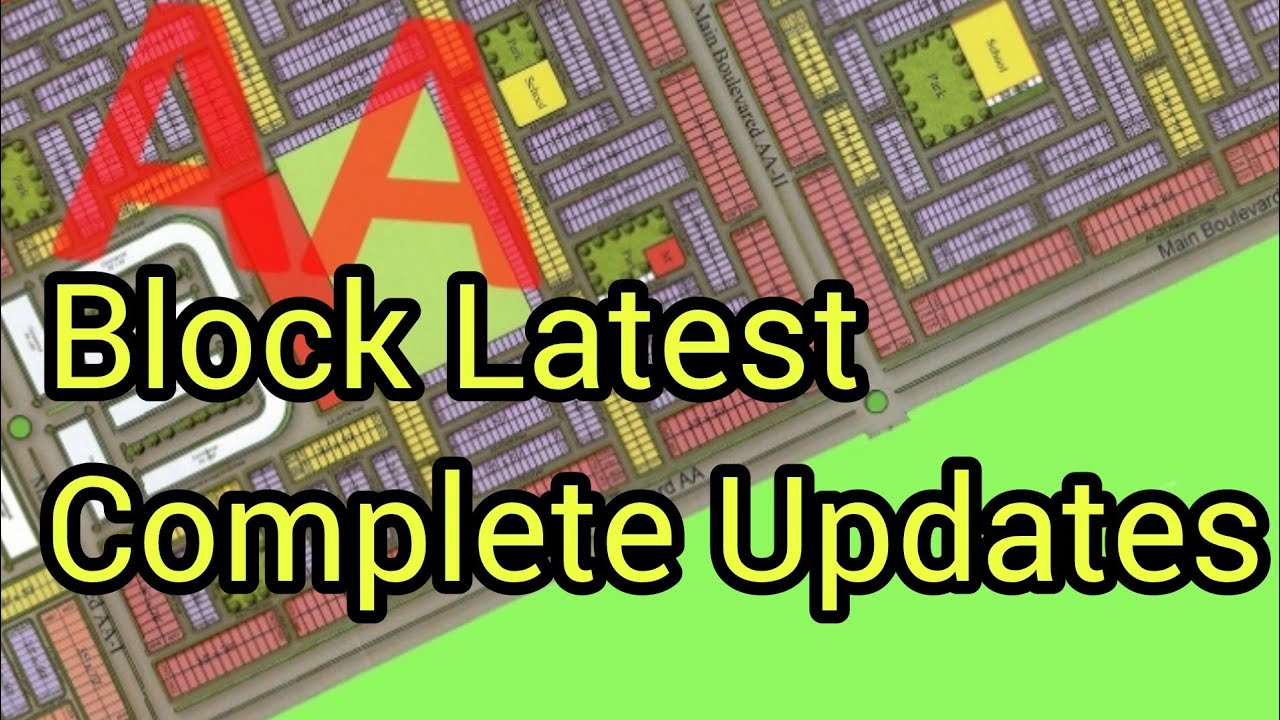 AA Block gulberg Residencia Islamabad Complet Updates - YouTube