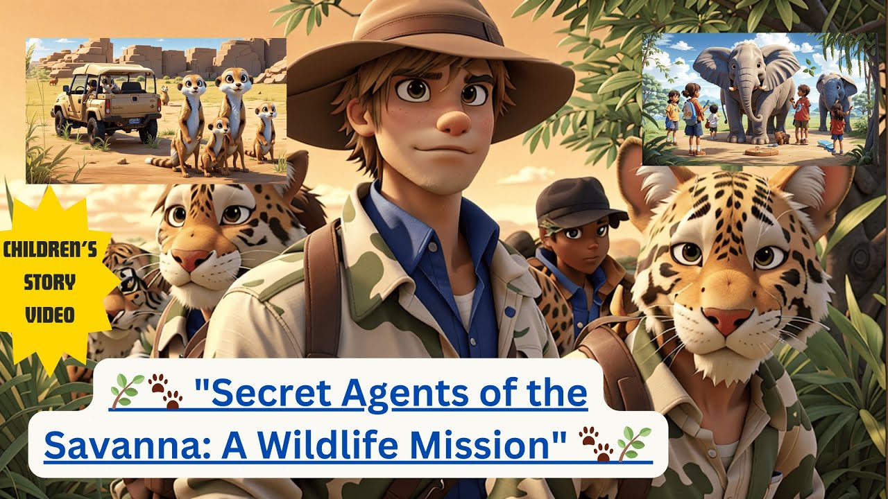 🌿🐾 "Secret Agents of the Savanna: A Wildlife Mission" 🐾🌿 Children's ...