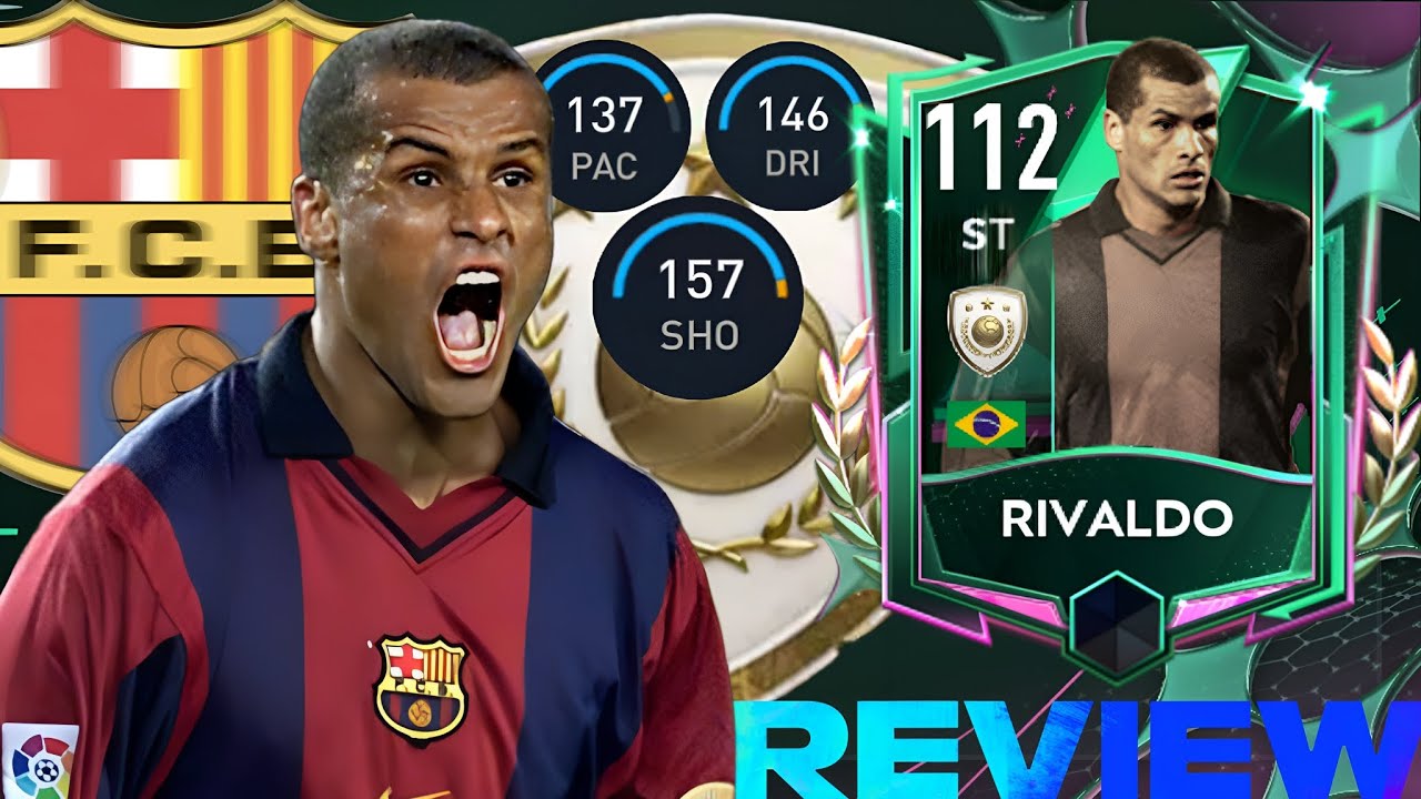 FIFAMOBILE|RIVALDO 112 RATED SHAPESHIFTER CARD GAMEPLAY REVIEW - YouTube