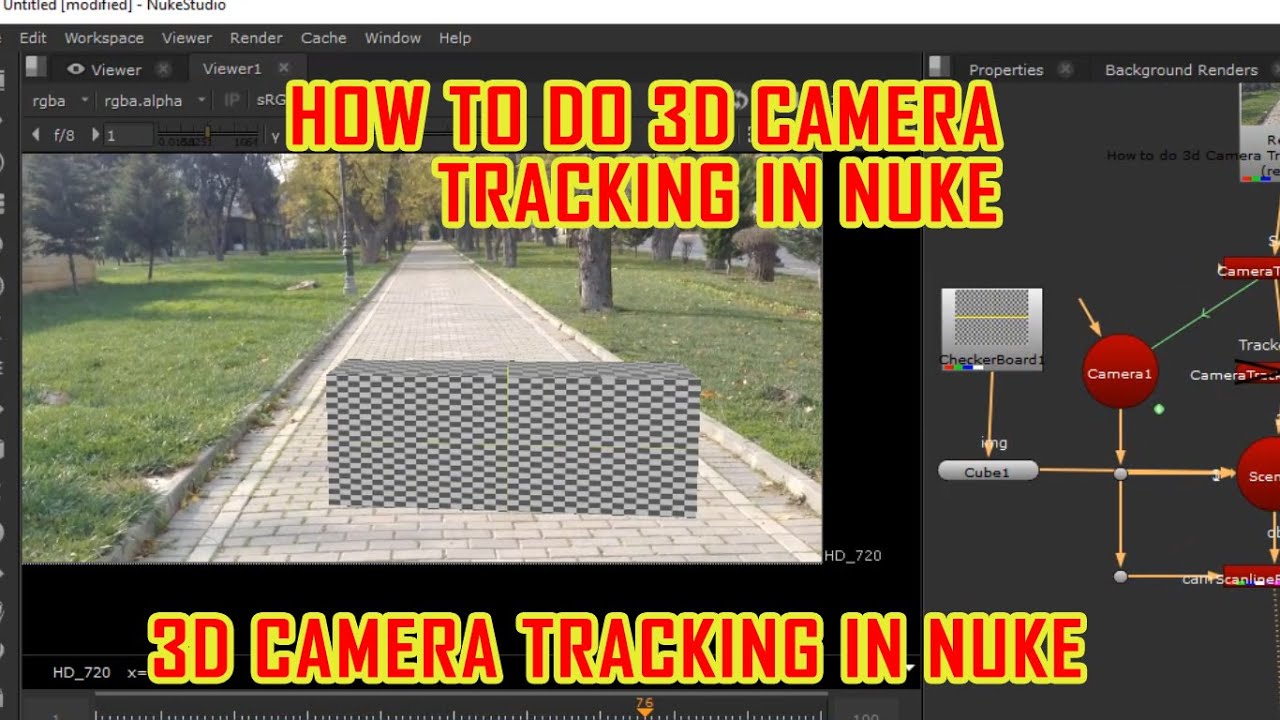 3d camera tracking in nuke | manual 3d camera tracking in nuke | nuke camera tracking |nuke ...