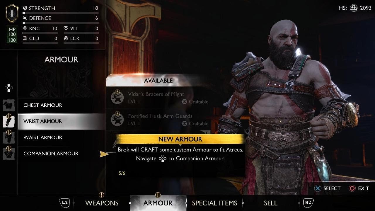 God of War Ragnarök Risen Snow Armor set - YouTube