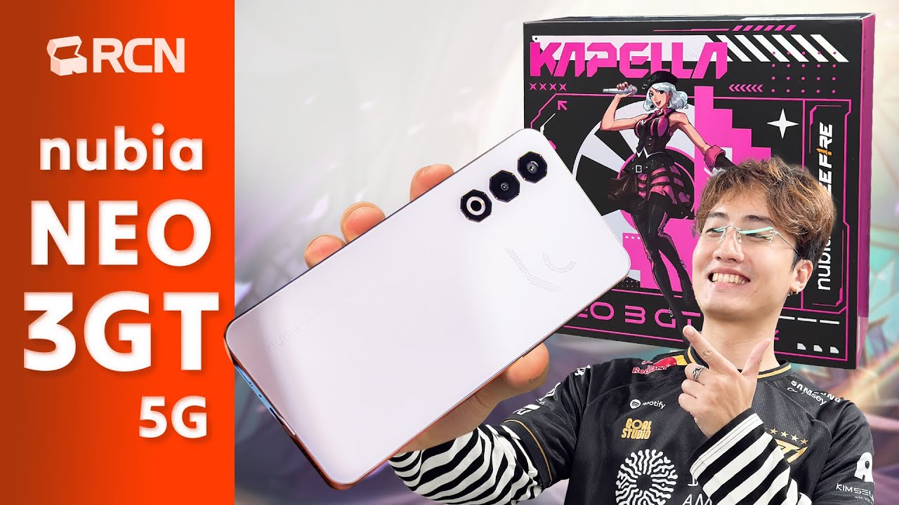 Trên tay bản đặc biệt nubia Neo 3 GT 5G màu trắng. Black Friday chỉ 6,5 ...