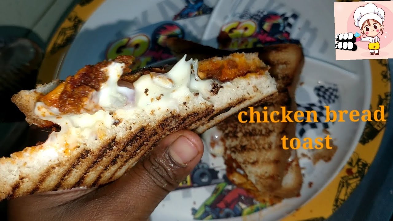 chicken bread toast // simple and easy recipe - YouTube