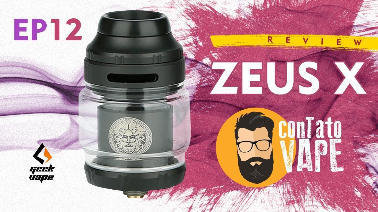 REVIEW ZEUS X GEEK VAPE EM PORTUGUÊS - YouTube