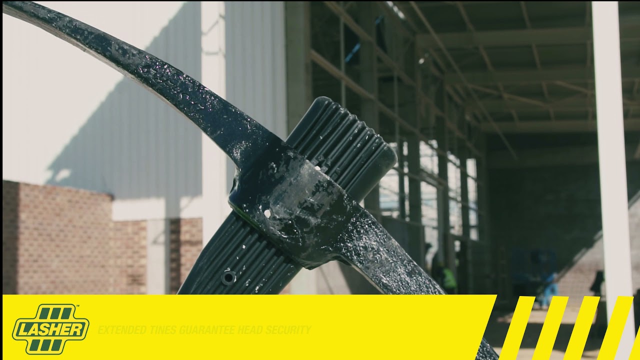 Lasher C&D Pick Head and Poly Handle - YouTube