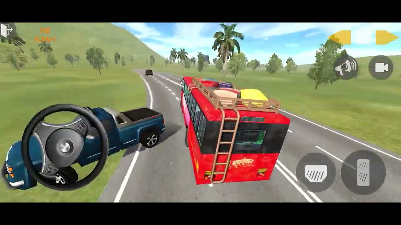 indian bus slippers simulator game part ♤ ♧|| @Pkbrothersgaming356 ...