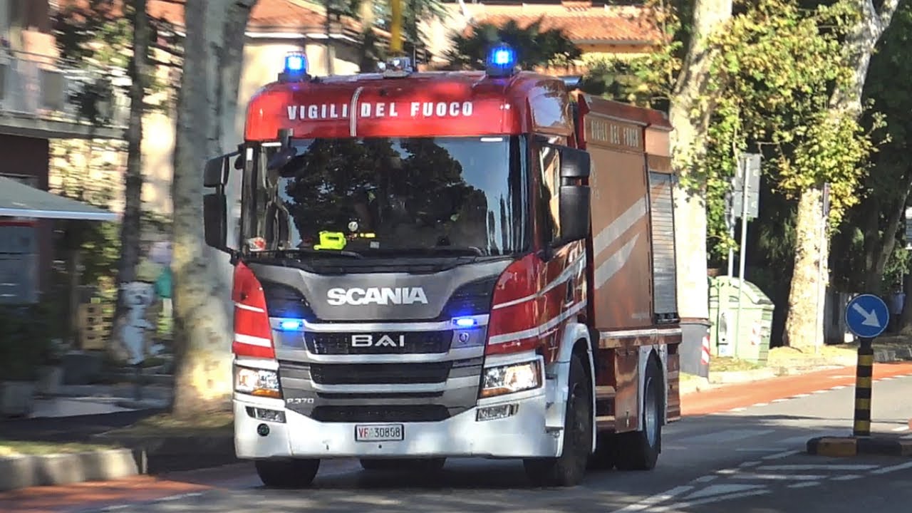 AutoBotte Scania P370 Vigili del Fuoco Mestre in emergenza - Italian ...