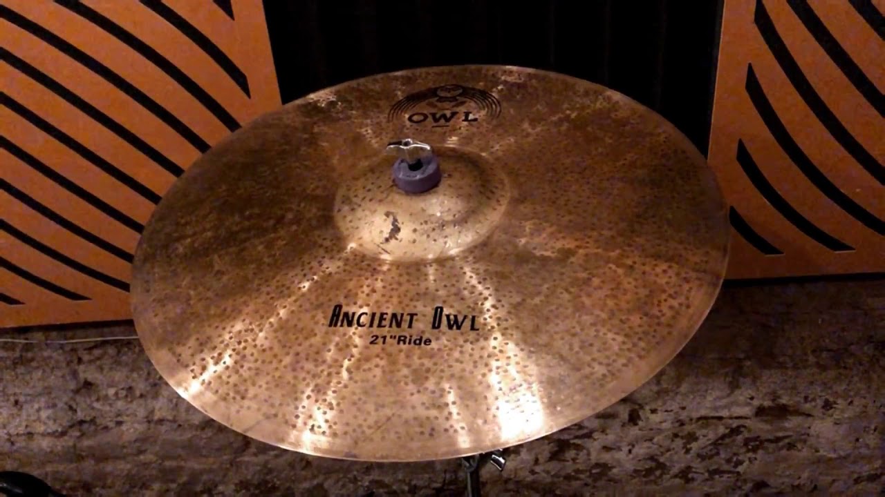 Ride 21" Ancient Owl Cymbals - YouTube