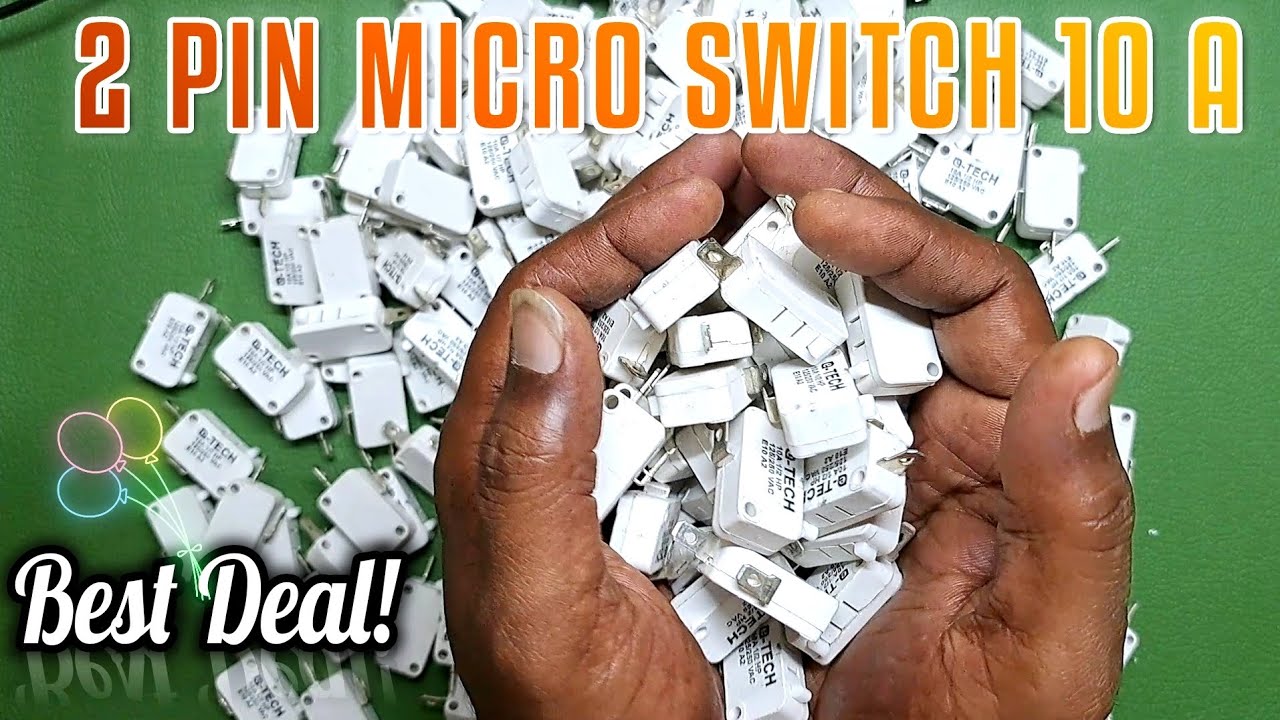 🔥MICRO SWITCH 2 PIN 10A 1/2 HP|2 PIN LIMIT SWITCH FOR FLOAT SWITCH ...