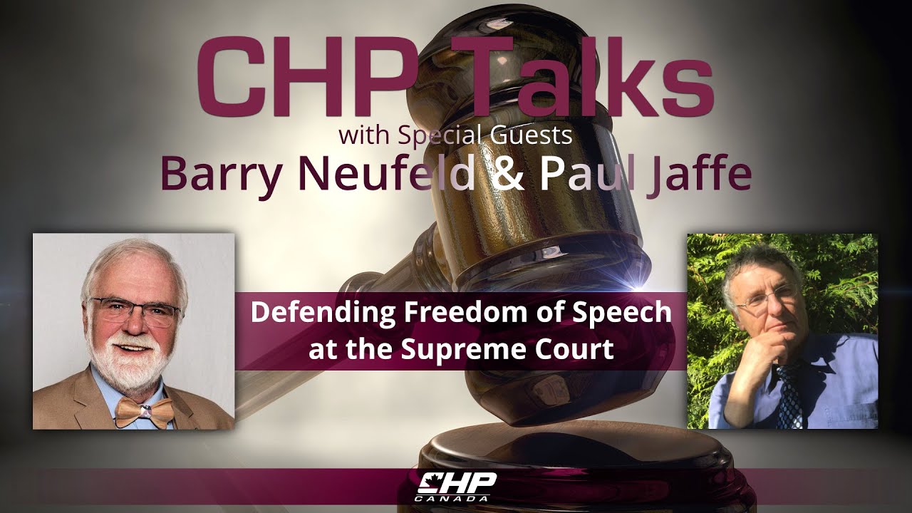 CHP Talks: Barry Neufeld & Paul Jaffe—Defending Freedom of Speech at ...