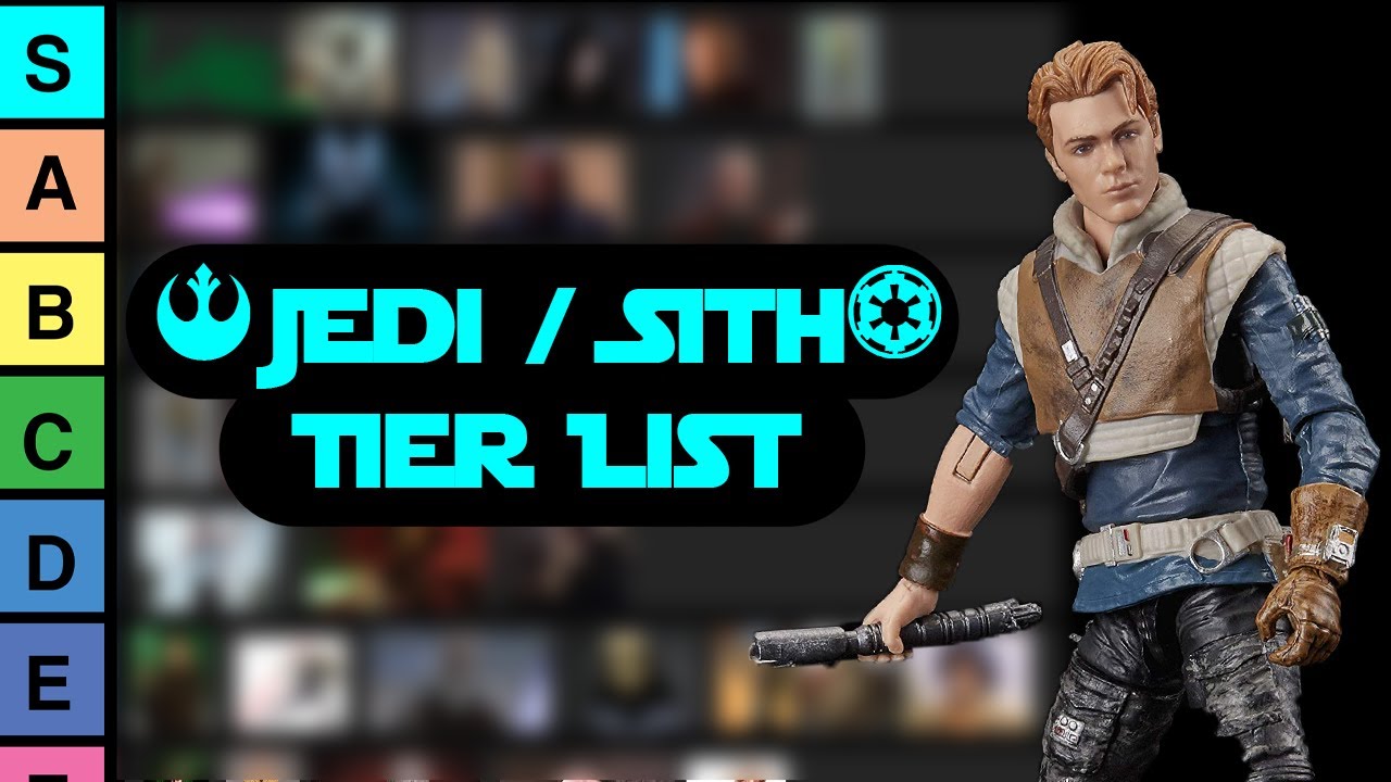 Jedi/Sith Ranking Tier List Ep.2: Attack of the Tiers - YouTube