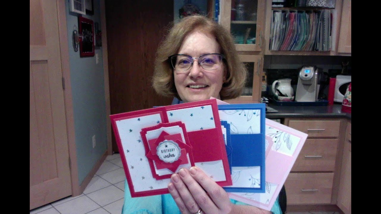 Double Flip Fun Fold Card - YouTube