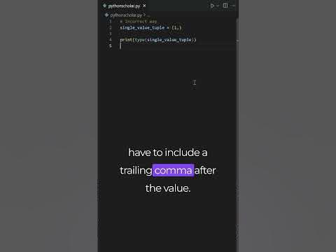 Python TUPLE are Tricky #coding #programming #python - YouTube