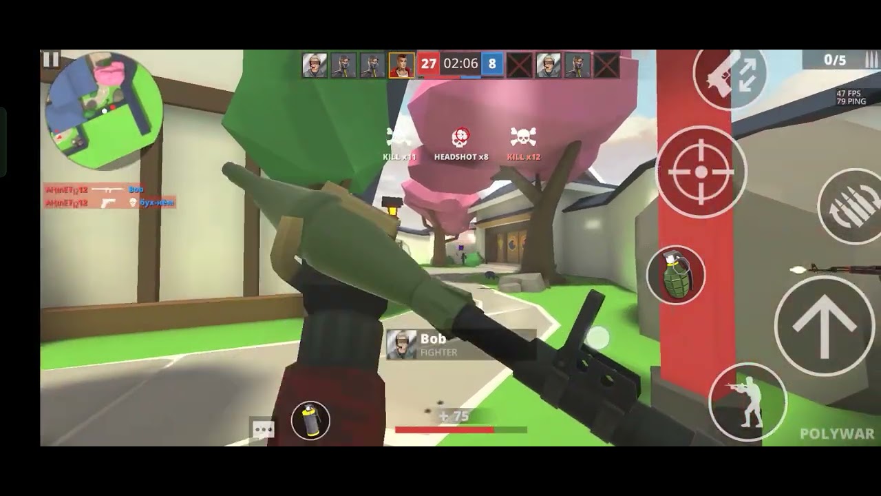 Poly war : Fnscar pro game play #polywar - YouTube
