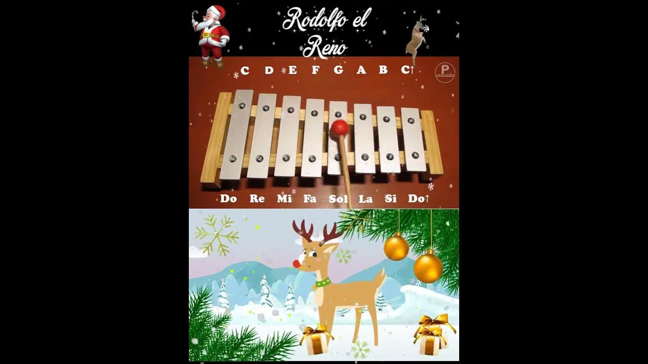 🎅Rodolfo el reno🎄/ canciones en xilofono / songs on xylophone 🎅🎄 - YouTube