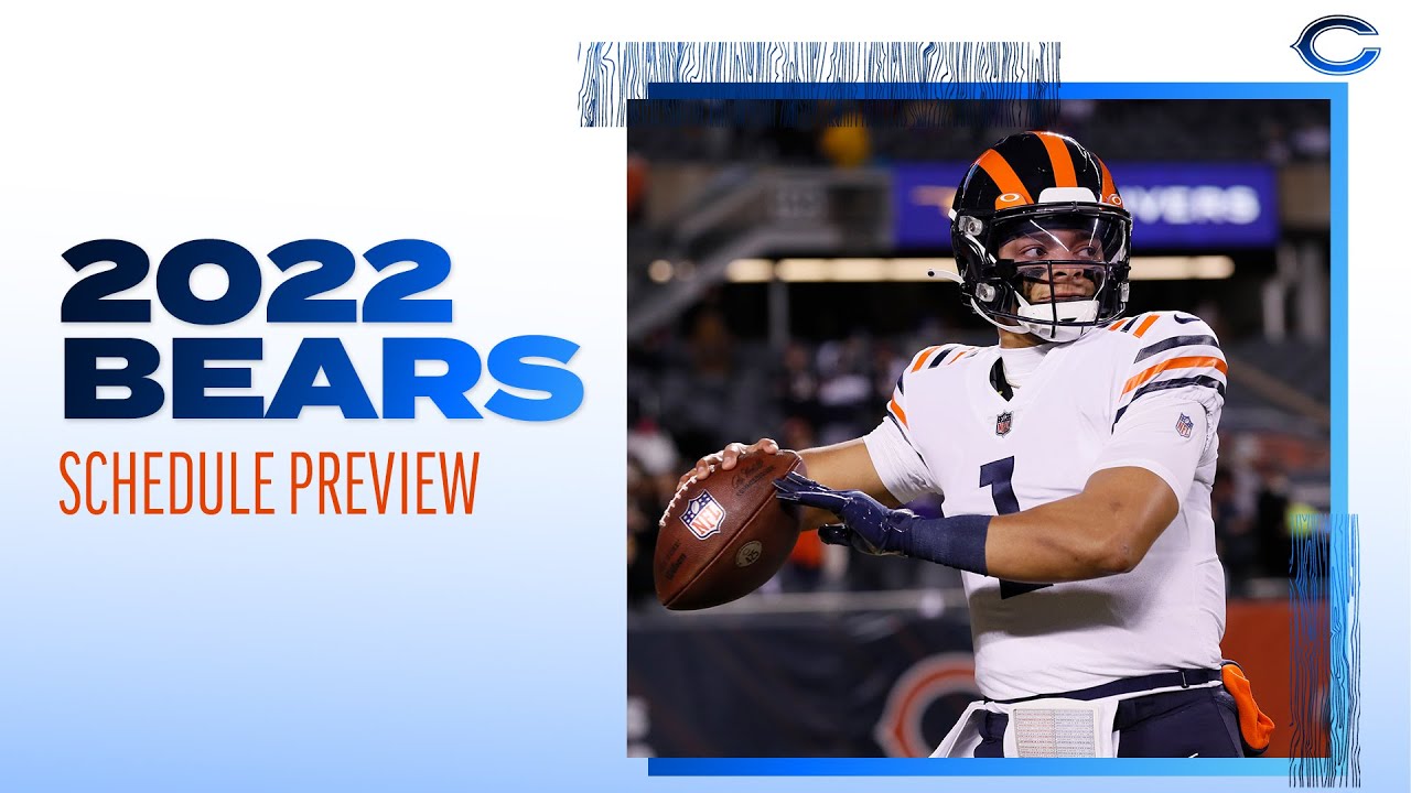 2022 Schedule Preview | Chicago Bears - YouTube