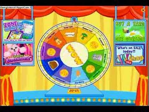Webkinz Wheel Of Wow - YouTube