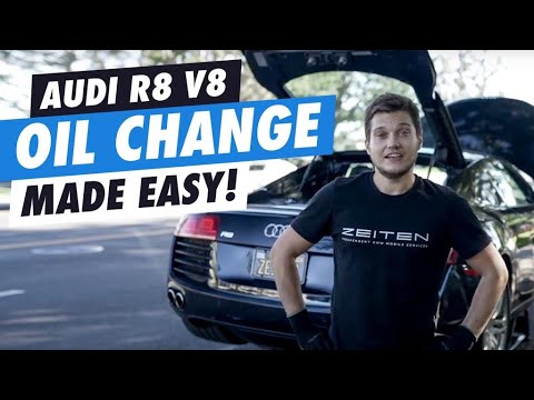 DIY AUDI R8 V8 Oil Change Made EASY!! - YouTube