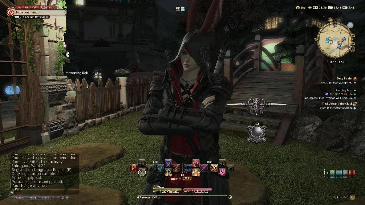 Final Fantasy 14--Level 100 Viper Opener/Rotation - YouTube