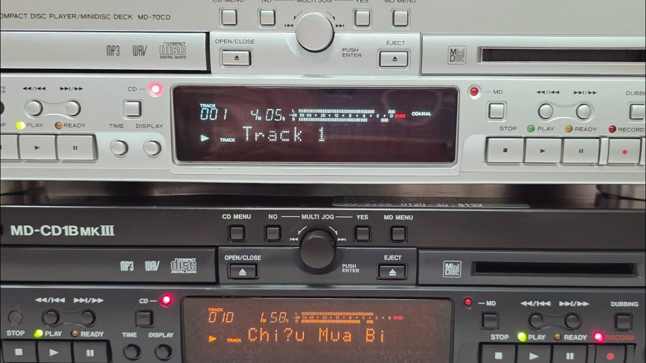 Teac MD-70CD (0073) màu trắng duy nhất toàn cầu.Tascam MD-CD1B MkIII ...