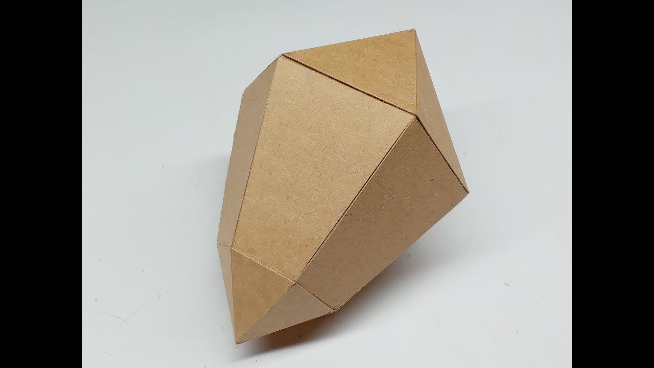 3D Diamond | Geometrical shapes | Christmas Ornaments DIY | Christmas ...