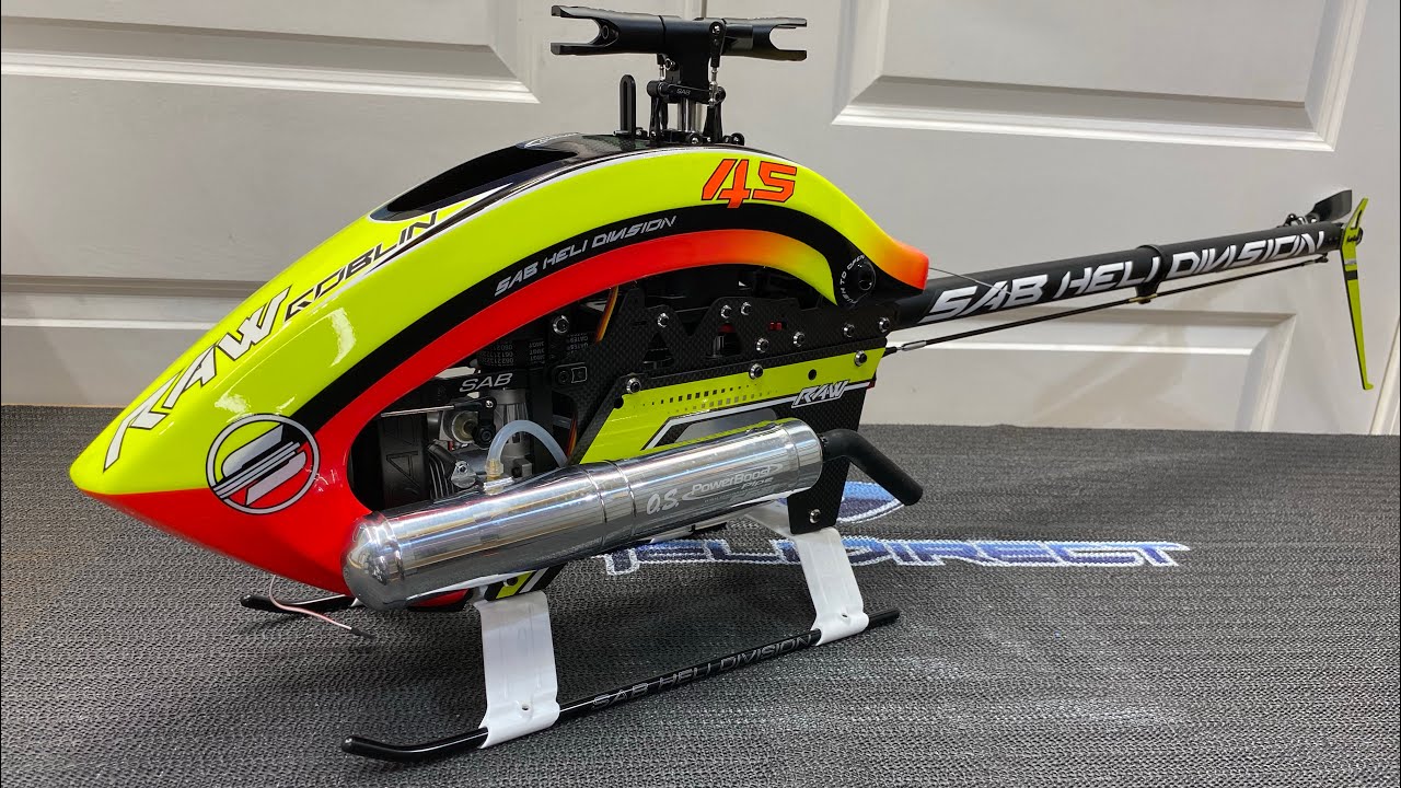 SAB Goblin RAW 580 Nitro Build Part 4 - YouTube