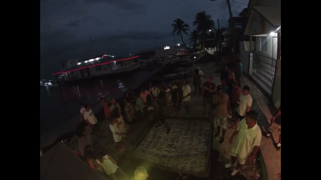 Wahoo's Lounge Home of the Chicken Drop San Pedro, Belize - YouTube