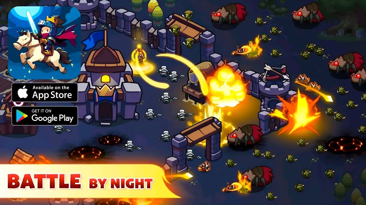 Nighty Knight: Frontier War TD - Tutorial - Stage1,2 - Gameplay Walkthrough Part 1 ( ANDROID ...