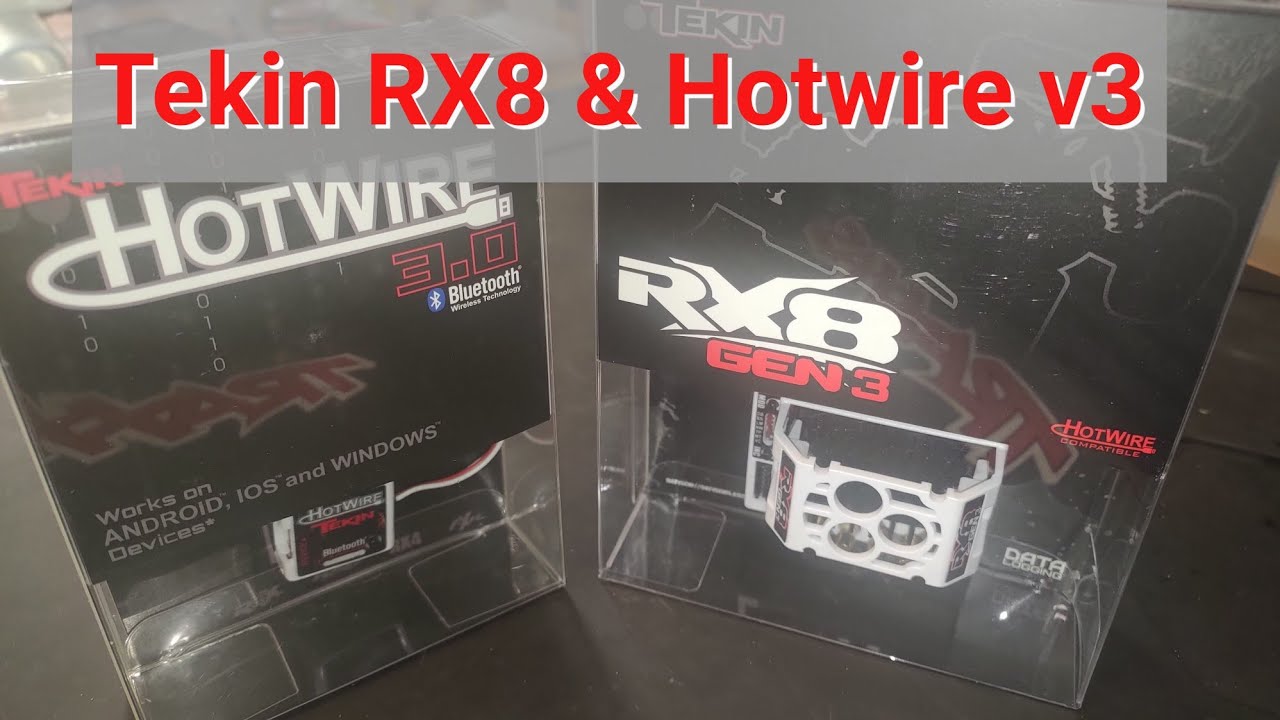 Tekin RX8 and Hotwire v3 unboxing 1st look - YouTube