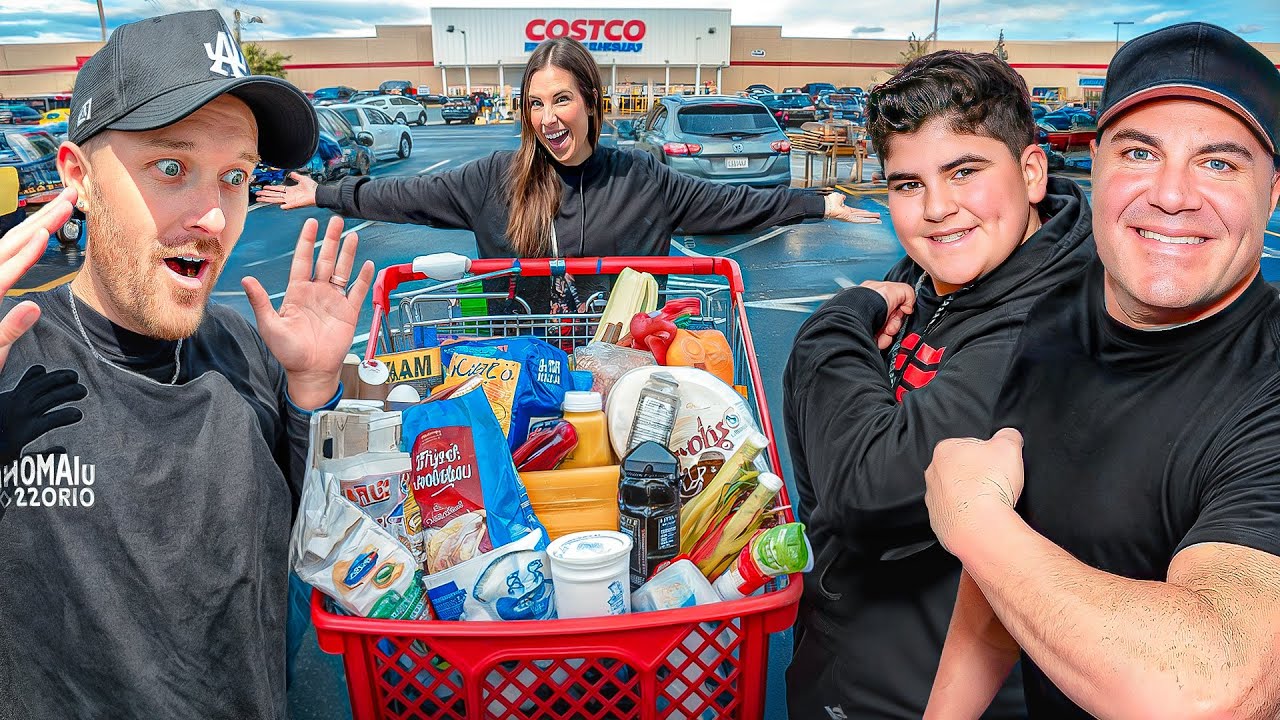 COSTCO with 💥 AJ & BIG JUSTICE 💥 OVER or UNDER! 💪 BOOM or DOOM ☠️ - YouTube