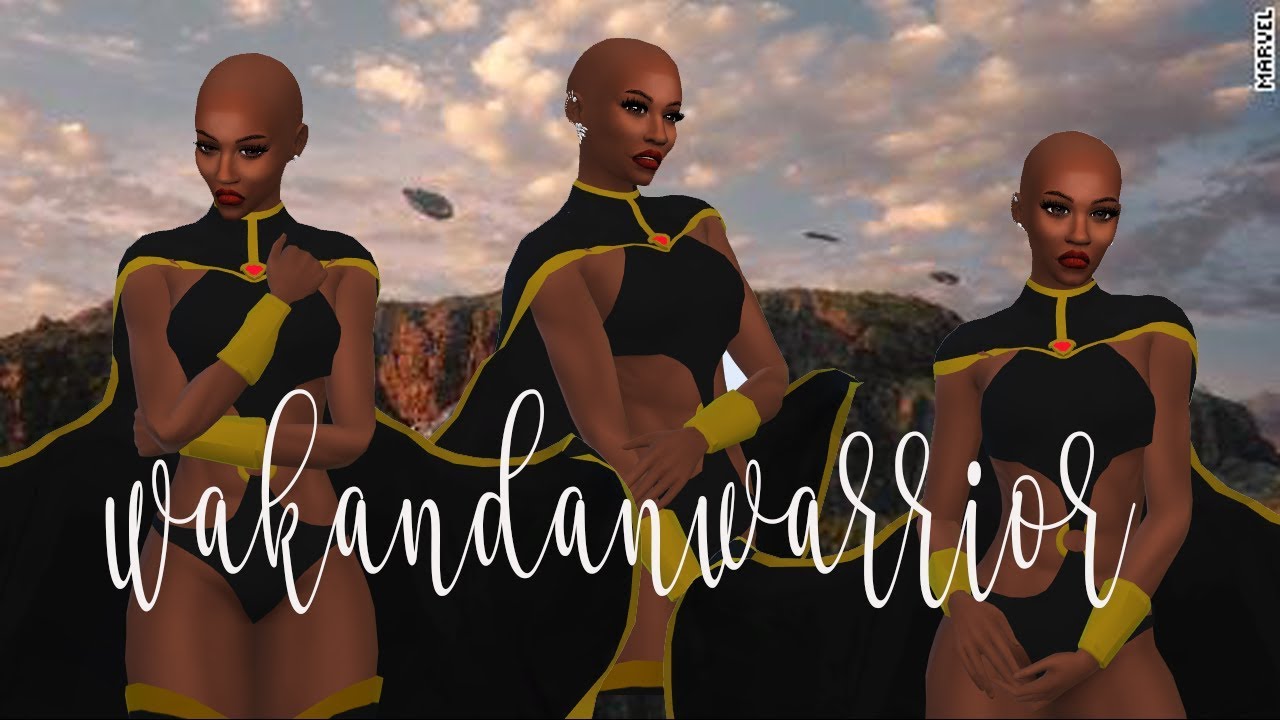 WAKANDA FOREVER | The Sims 4 Black Panther CAS - YouTube
