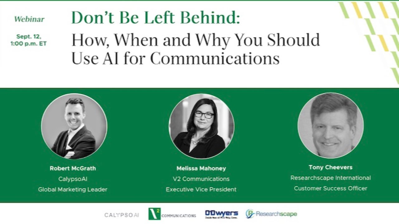 Don't Be Left Behind: How, When and Why You Should Use AI for ...