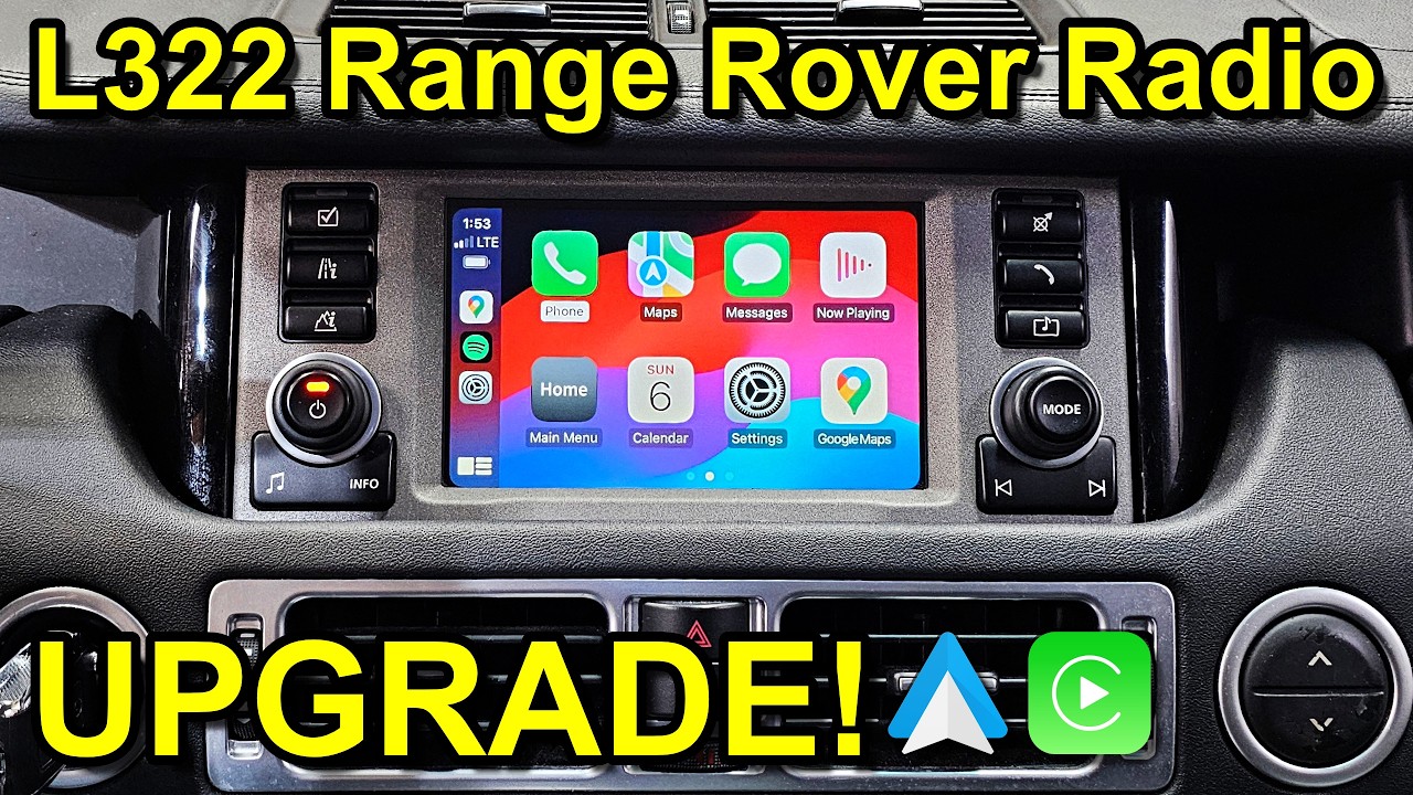 Adding Apple CarPlay and Android Auto to my Range Rover! – EASY L322 ...