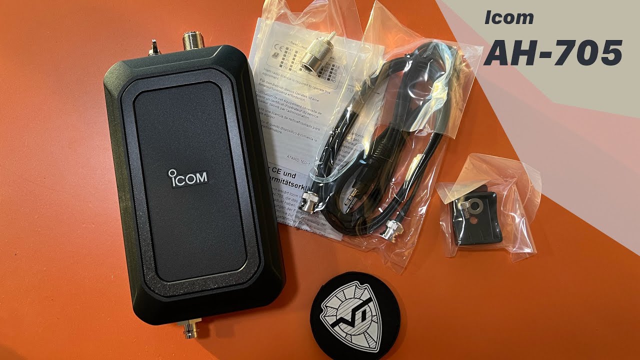 Автоматический антенный тюнер Icom AH-705 - YouTube