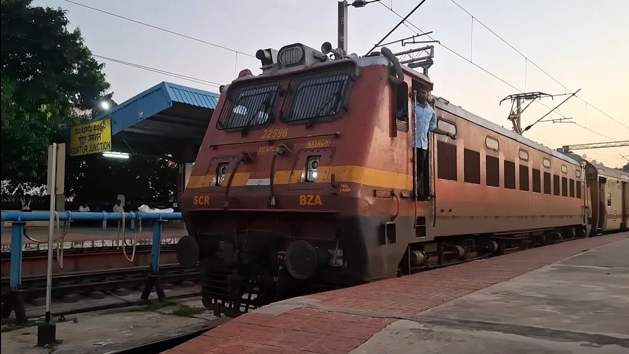 [5 IN 1] GUNTUR JUNCTION NON-STOP ANNOUNCEMENTS + NARASAPUR EX ...