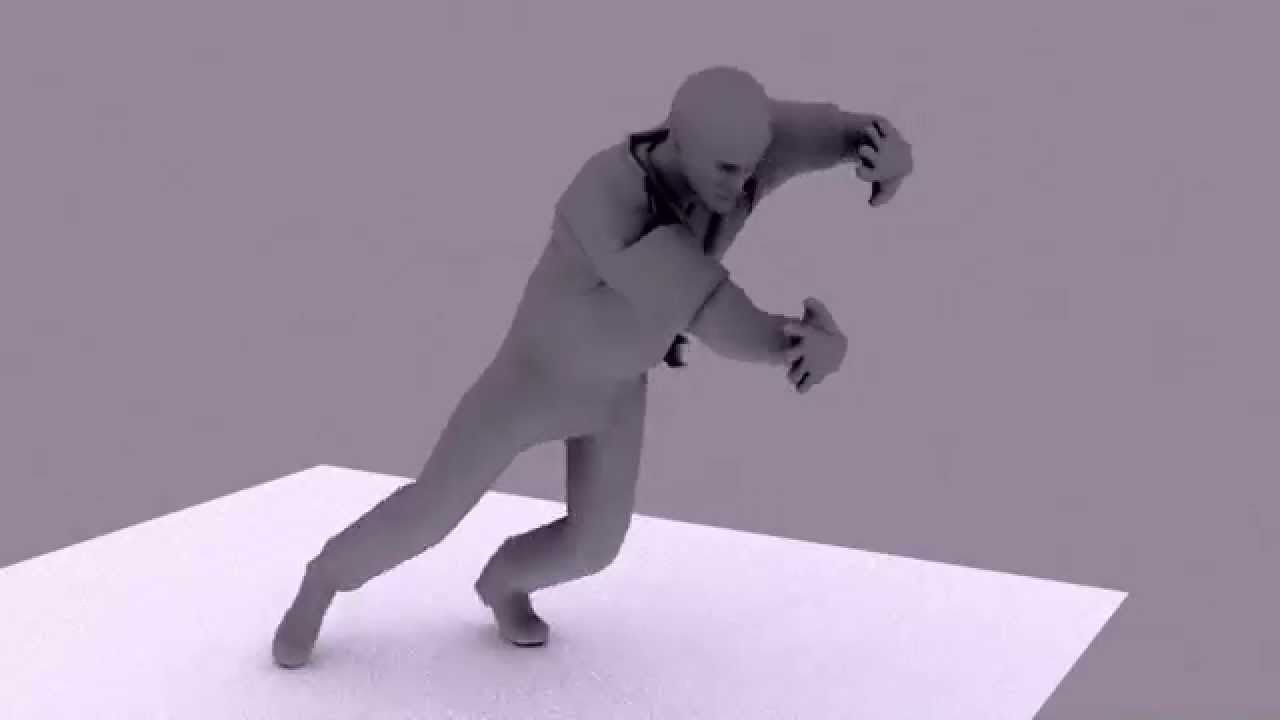 Push Walk cycle Mocap - YouTube