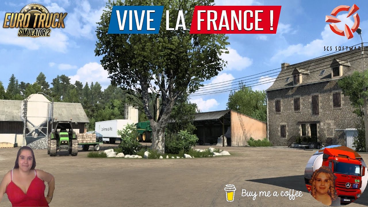 Euro Truck Simulator 2 (1.51) Delivery Burges Rework to Peyrat-le ...