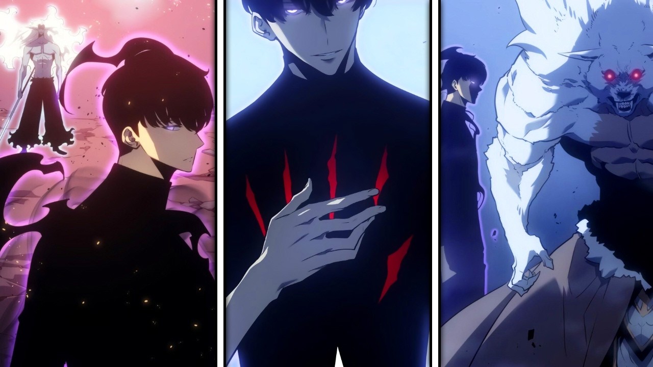 SOLO LEVELING O FILME: SUN JIN WOO vs OS 3 MONARCAS, RAKAN, QUERESHA E ...