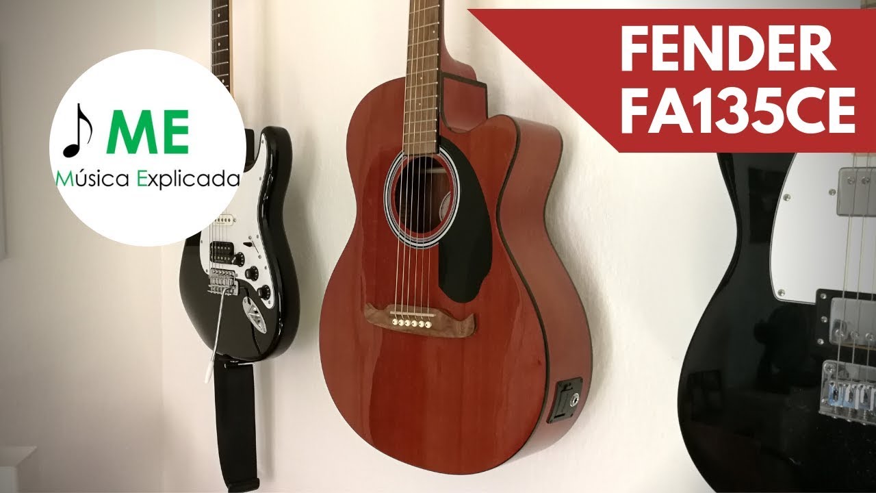 ¿Qué tan buena es la Fender FA135CE? Review en ESPAÑOL - YouTube