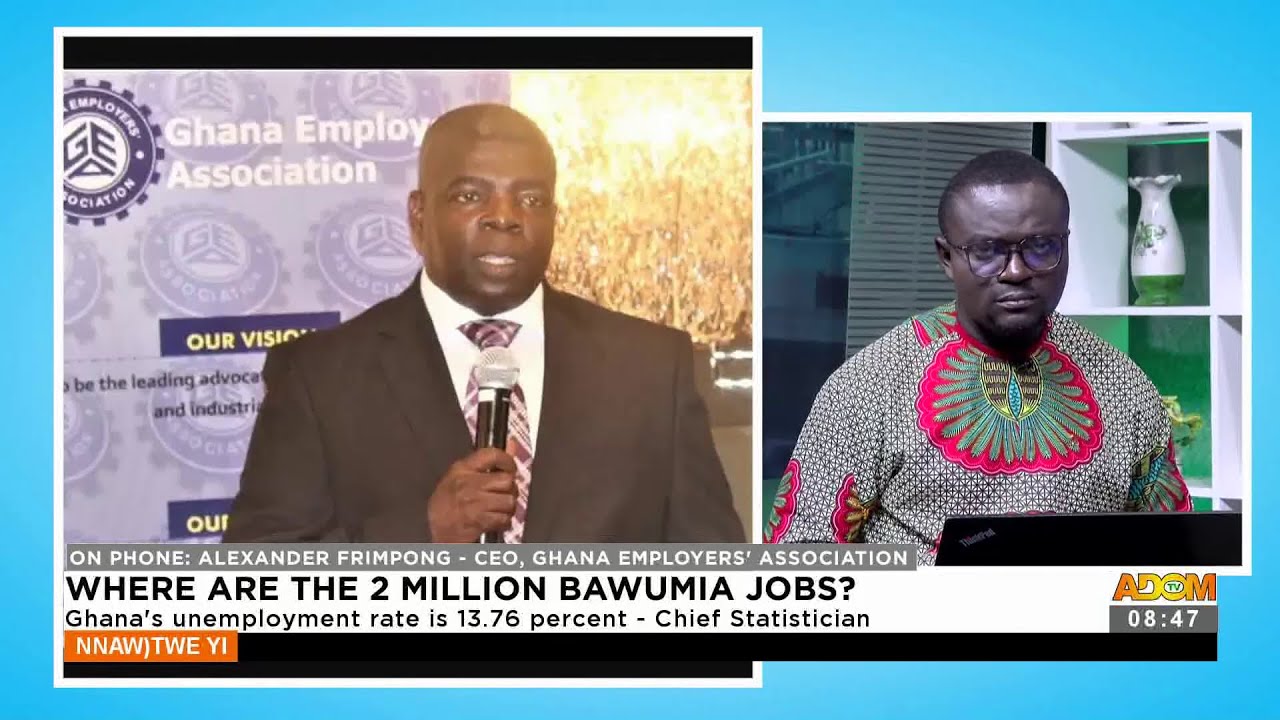 Where are the 2 Million Bawumia Jobs? - Nnawotwi Yi on Adom TV (6-5-23 ...
