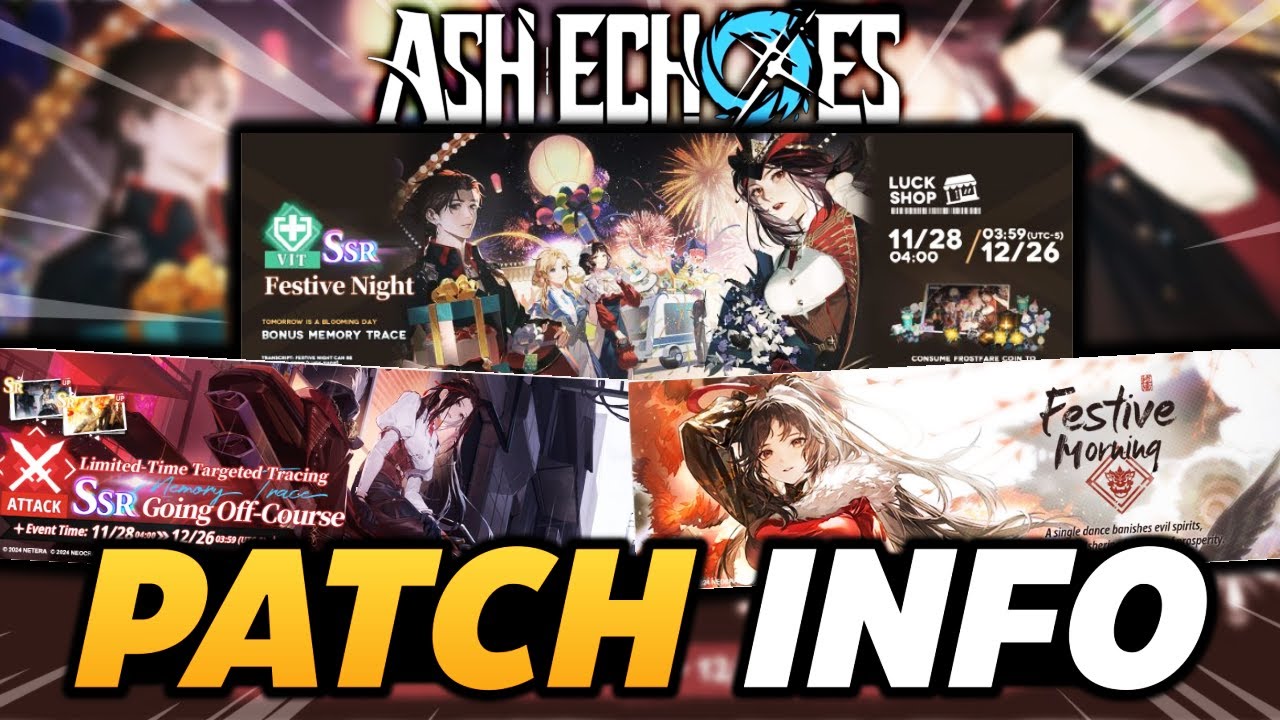 New Waifu Incoming! Patch 1.1 Details! [Ash Echoes] - YouTube