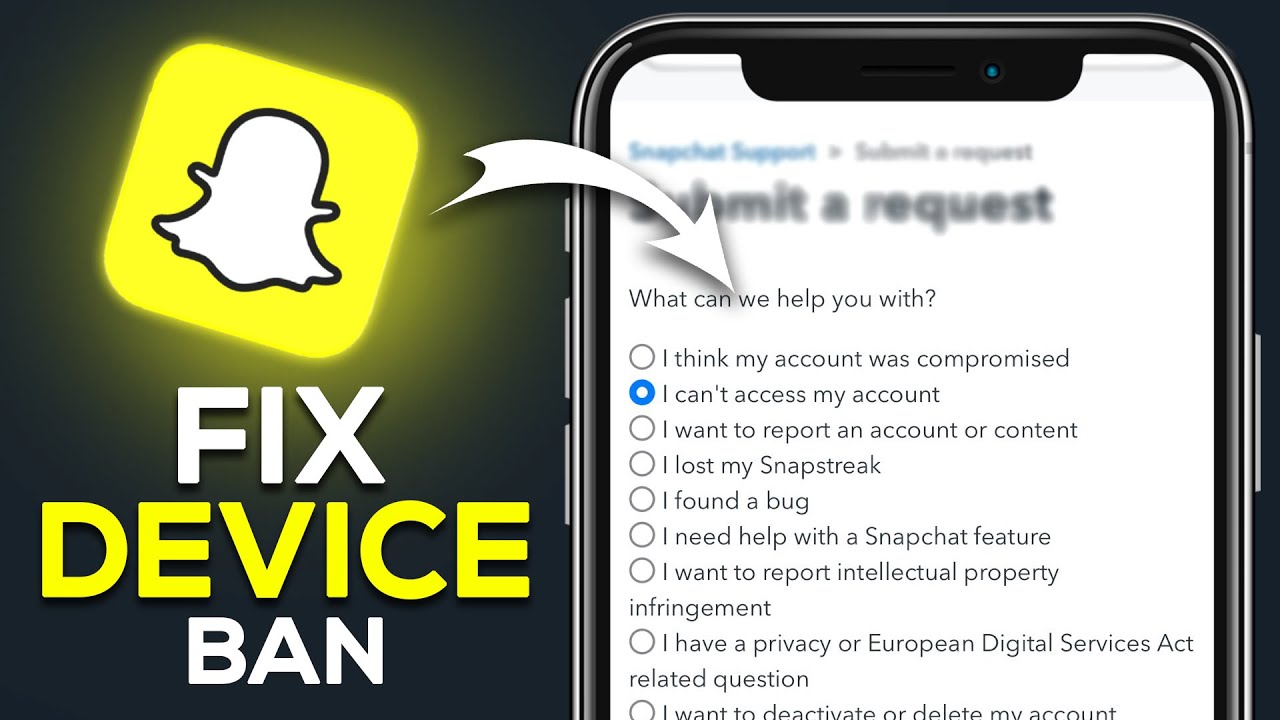 How To Fix Snapchat Device Ban - Easy Guide - YouTube
