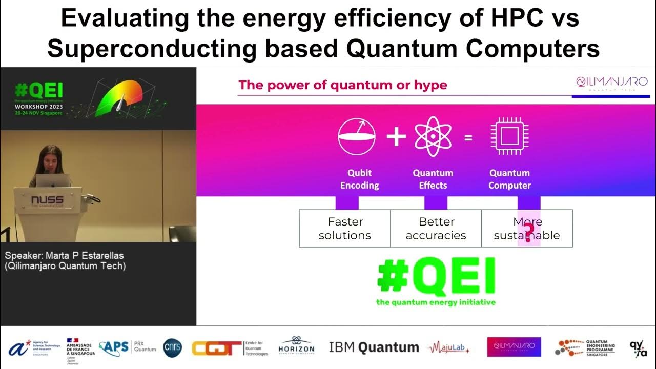 Marta P. Estarellas - Evaluating the energy efficiency of HPC Vs Superconducting Quantum ...